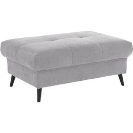 Polsterhocker COTTA, B:100cm H:45cm T:64cm, grau, 90% Polyester 10% Polyamid, Hocker, "Mia"