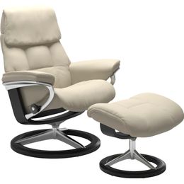 Relaxsessel stressless, B:88cm H:101cm T:78cm, beige, Leder BATICK: BATICK ist ein leicht korrigiertes, durchgefärbtes und genarbtes Möbelleder, bei