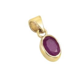 Vivance Damen Kettenanh&auml;nger "585/- Gelbgold Rubin", one-size, Gold, 0,7 g, gelb, Gold, Schmuckanh&auml;nger