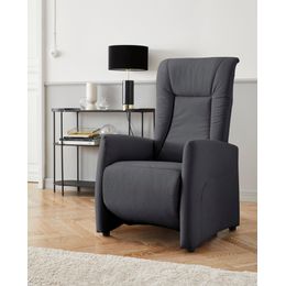Sit & More TV-Sessel SIT & MORE, B:71cm H:113cm T:85cm, grau, 98% Polyester 2% Polyamid, Sessel, "Melissa", wahlweise elektrisch oder manuell verstellbar,