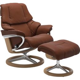 Relaxsessel stressless, B:83cm H:100cm T:76cm, braun, Leder BATICK: BATICK ist ein leicht korrigiertes, durchgefärbtes und genarbtes Möbelleder, bei