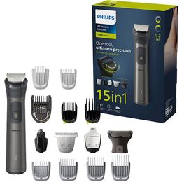 Philips Multifunktionstrimmer "Series 7000 MG7940/15", schwarz, B:16cm H:23cm T:7cm, Haarschneider, All-in-One Trimmer, 15-in-1 für Gesicht, Körper
