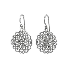 Jobo Damen Paar Ohrh&auml;nger, Silber 925 (Sterlingsilber), silber, Silber 925 (Sterlingsilber), Ohrringe, 925 Silber mit 8 Zirkonia