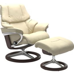 Relaxsessel stressless, B:83cm H:100cm T:76cm, beige, Leder BATICK: BATICK ist ein leicht korrigiertes, durchgefärbtes und genarbtes Möbelleder, bei