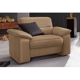 Sit & More Sessel SIT & MORE, B:97cm H:85cm T:92cm, braun, Softlux-Kunstleder;NaturLeder;Luxus-Microfaser ALTARA NUBUCK (100% Polyester), Wohnzimmer, Sessel,