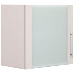 Wiho-Küchen Glashängeschrank WIHO KÜCHEN, B:60cm H:56,5cm T:35cm, beige, Schränke, "Cali", Front mit Glaseinsatz