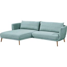 Schöner Wohnen Kollektion Ecksofa, B:270cm H:71cm T:160cm, blau, SCHÖNER WOHNEN-KOLLEKTION, 100% Polyester, Wohnzimmer, Sofas, "Pearl - 5 Jahre Hersteller-Garantie, auch in