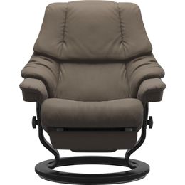 Relaxsessel stressless, B:79cm H:98cm T:78cm, braun, Leder BATICK: BATICK ist ein leicht korrigiertes, durchgefärbtes und genarbtes Möbelleder, bei