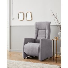 Sit & More TV-Sessel SIT & MORE, B:71cm, grau, 100% Polyester, Sessel, "Melissa", wahlweise elektrisch oder manuell verstellbar, optional Aufstehhilfe