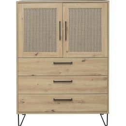 Mäusbacher Kommode MÄUSBACHER, B:101cm H:128cm T:45cm, braun, Wohnzimmer, Sideboards