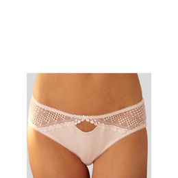 Lascana Damen Slip, Gr. 48, beige, Jersey, Obermaterial: 76% Baumwolle, 18% Polyamid, 6% Elasthan, Unterhosen, aus Bio-Baumwolle