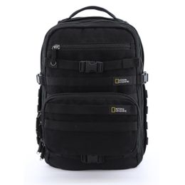 Damen Cityrucksack "Rocket", National Geographic, schwarz, Kunstfaser, unifarben, Rucksäcke, in sportlichem Design