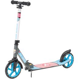 STAR-SCOOTER Cityroller, B:33cm L:98cm, blau, Roller, mit abgesenktem XXL Trittbrett