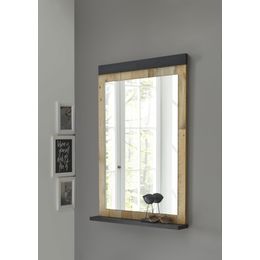 Wandspiegel Home Affaire, B:65cm H:95cm T:10cm, braun, FSC-zertifizierter Holzwerkstoff, Flur, Spiegel, "SHERWOOD", in modernem Holz Dekor, H&ouml;he 95 cm