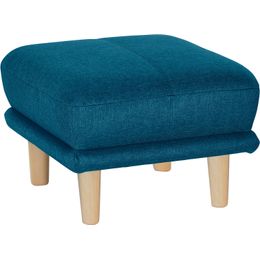Fu&szlig;hocker Trendmanufaktur, B:66cm H:44cm T:66cm, blau, Garten, Hocker, "Cecilia"