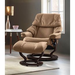 Relaxsessel stressless, B:88cm H:98cm T:78cm, braun, Leder BATICK: BATICK ist ein leicht korrigiertes, durchgef&auml;rbtes und genarbtes M&ouml;belleder, bei