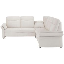 Ecksofa Home Affaire, B:251cm H:103cm T:231cm, grau, Wohnzimmer, Sofas, "Tahoma L-Form", mit Armlehnfunktion, wahlweise Bettfunktion, Schublade,