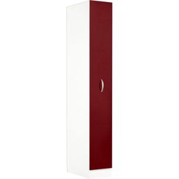 Wiho-K&uuml;chen Apothekerschrank WIHO K&Uuml;CHEN, B:30cm H:200cm T:57cm, rot, K&uuml;che, Schr&auml;nke, "Flexi"