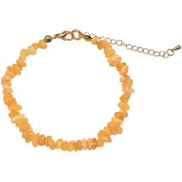 Firetti Damen Armband "Schmuck Geschenk Armschmuck Armkette", 24cm, Messing, gold, Messing, Armb&auml;nder, Made in Germany - mit Bernstein