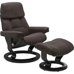 Relaxsessel stressless, B:79cm H:98cm T:76cm, braun, Leder BATICK: BATICK ist ein leicht korrigiertes, durchgef&auml;rbtes und genarbtes M&ouml;belleder, bei