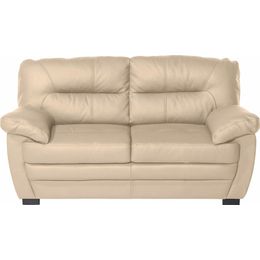 2-Sitzer COTTA, B:160cm H:86cm T:90cm, beige, NaturLEDER (echtes Rindsleder);Kunstleder SOFTLUX;Luxus-Kunstleder;Luxus-Microfaser (100% Polyester),