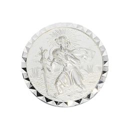 Jobo Damen Kettenanhänger "Anhänger Christopherus", Silber 925 (Sterlingsilber), silber, Silber 925 (Sterlingsilber), Schmuckanhänger, 925 Silber