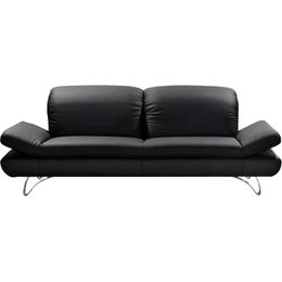 2-Sitzer Places of Style, B:202cm H:96cm T:95cm, schwarz, Sofas, "San Angelo"
