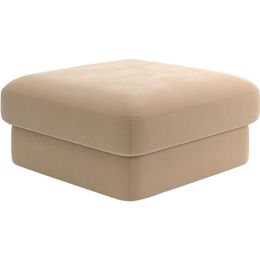 Polsterhocker RAUM.ID, B:97cm H:46cm T:97cm, braun, 100% Polyester, Hocker, "Innovid"