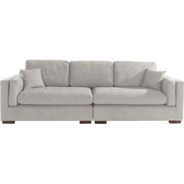 Big-Sofa Home Affaire, B:290cm H:95cm T:96cm, grau, 100% Polyester, Sofas, "Fresh Pond", in vielen Bezugsqualitäten und Farben, B/T/H: 290/96/95 cm