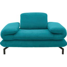 Sessel, B:139cm H:83cm T:98cm, blau, LOOKS by Wolfgang Joop, 92% Polyester, 8% Nylon, Sessel, "LOOKS XIII Loungesessel", Wahlweise mit Arm- und
