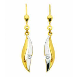 Adelia&acute;s ADELIA ́S Damen Paar Ohrh&auml;nger "1 Paar 333 Gold Ohrringe / Ohrh&auml;nger mit Zirkonia", Damen, Gold, gold, Gold, Ohrringe, 333 Gold mit Zirkonia