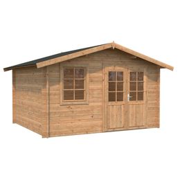 Gartenhaus Palmako, braun, Massivholz, Gartenh&auml;user, "Klara", 10,4 qm