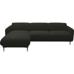 Ecksofa Andas, B:269cm H:73cm T:156cm, grau, 100% Polyester, Wohnzimmer, Sofas, "Skovsende Sitzbreite 245 cm, Rückenlehne stufenlos hochklappbar