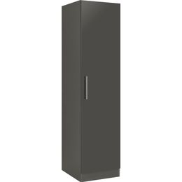 Wiho-K&uuml;chen Seitenschrank WIHO K&Uuml;CHEN, B:50cm H:200cm T:57cm, schwarz, K&uuml;che, Schr&auml;nke, "Cali", 50 cm breit