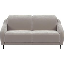 Sit & More 3-Sitzer SIT & MORE, B:192cm H:93cm T:104cm, grau, 100% Polyester, Sofas, "Blues", wahlweise mit Klapptisch und USB
