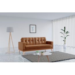 Sit & More 3-Sitzer SIT & MORE, B:215cm H:90cm T:97cm, braun, 100% PES, Sofas, "Lavida"