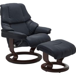 Relaxsessel stressless, B:88cm H:98cm T:78cm, blau, Leder BATICK: BATICK ist ein leicht korrigiertes, durchgef&auml;rbtes und genarbtes M&ouml;belleder, bei