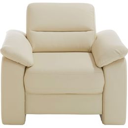 Sit & More Sessel SIT & MORE, B:97cm H:85cm T:92cm, beige, Softlux-Kunstleder;NaturLeder;Luxus-Microfaser ALTARA NUBUCK (100% Polyester), Wohnzimmer, Sessel,