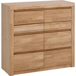 Kommode Home Affaire, braun, Holz teilmassiv, Schlafzimmer, Sideboards, "Silkeborg", Breite 90 cm