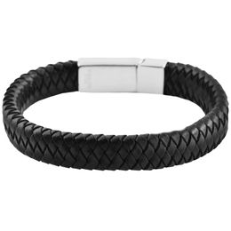 Adelia&acute;s ADELIA ́S Herren Edelstahlarmband "Herren Armband aus Edelstahl 22 cm", 22, Edelstahl, schwarz, Edelstahl, Armb&auml;nder