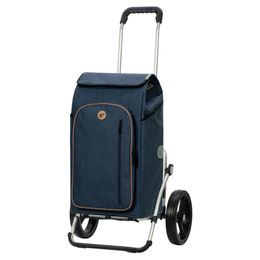 Andersen Einkaufstrolley "Royal Shopper Folke", B:50cm H:107cm T:28cm, blau, Einkaufskörbe