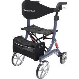 BESCOMEDICAL Rollator "Spring Small", grau, B:59,5cm H:83cm T:71cm, Rollatoren, Größe S (Sitzhöhe 52cm), höhenverstellbare Griffe