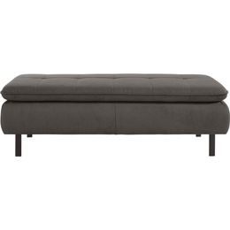 Hockerbank Inosign, B:137cm H:44cm T:65cm, grau, 98% Polyester 2% Polyamid, Hocker, "Birkholm", passend zur Serie "Birkholm", B/T/H: 137/65/44 cm