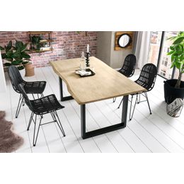 Esstisch Sit, B:140cm H:77cm T:80cm, schwarz, Garten, Tische, "Tops&Tables"