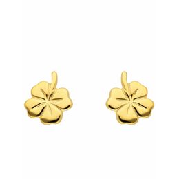 Adelia&acute;s ADELIA ́S Damen Paar Ohrh&auml;nger "1 Paar 333 Gold Ohrringe / Ohrstecker Kleeblatt", Damen, Gold, gold, Gold, Ohrringe, 333 Gold Goldschmuck f&uuml;r Damen