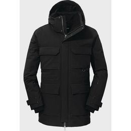 Sch&ouml;ffel SCH&Ouml;FFEL Herren Langjacke "Down Parka Ridgeland M", schwarz, Gr. 56, Oberstoff : 100% Polyester (Membran: Polyurethan) Futter: 100% Polyester Futter