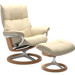 Relaxsessel stressless, B:83cm H:102cm T:73cm, beige, Leder BATICK: BATICK ist ein leicht korrigiertes, durchgefärbtes und genarbtes Möbelleder, bei