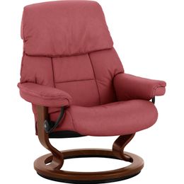 Relaxsessel stressless, B:79cm H:98cm T:76cm, rot, Leder BATICK: BATICK ist ein leicht korrigiertes, durchgefärbtes und genarbtes Möbelleder, bei dem