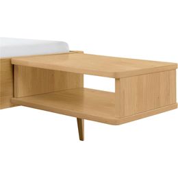 Nachtkonsole Hasena, B:48cm H:16cm T:38cm, braun, Massivholz, Sideboards, "Seva"
