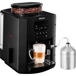 Krups Kaffeevollautomat "EA8160 Essential Espresso", B:24,5cm H:36,5cm T:33cm, schwarz, Kaffeevollautomaten, Wassertankkapazität: 1,7 Liter, inkl.